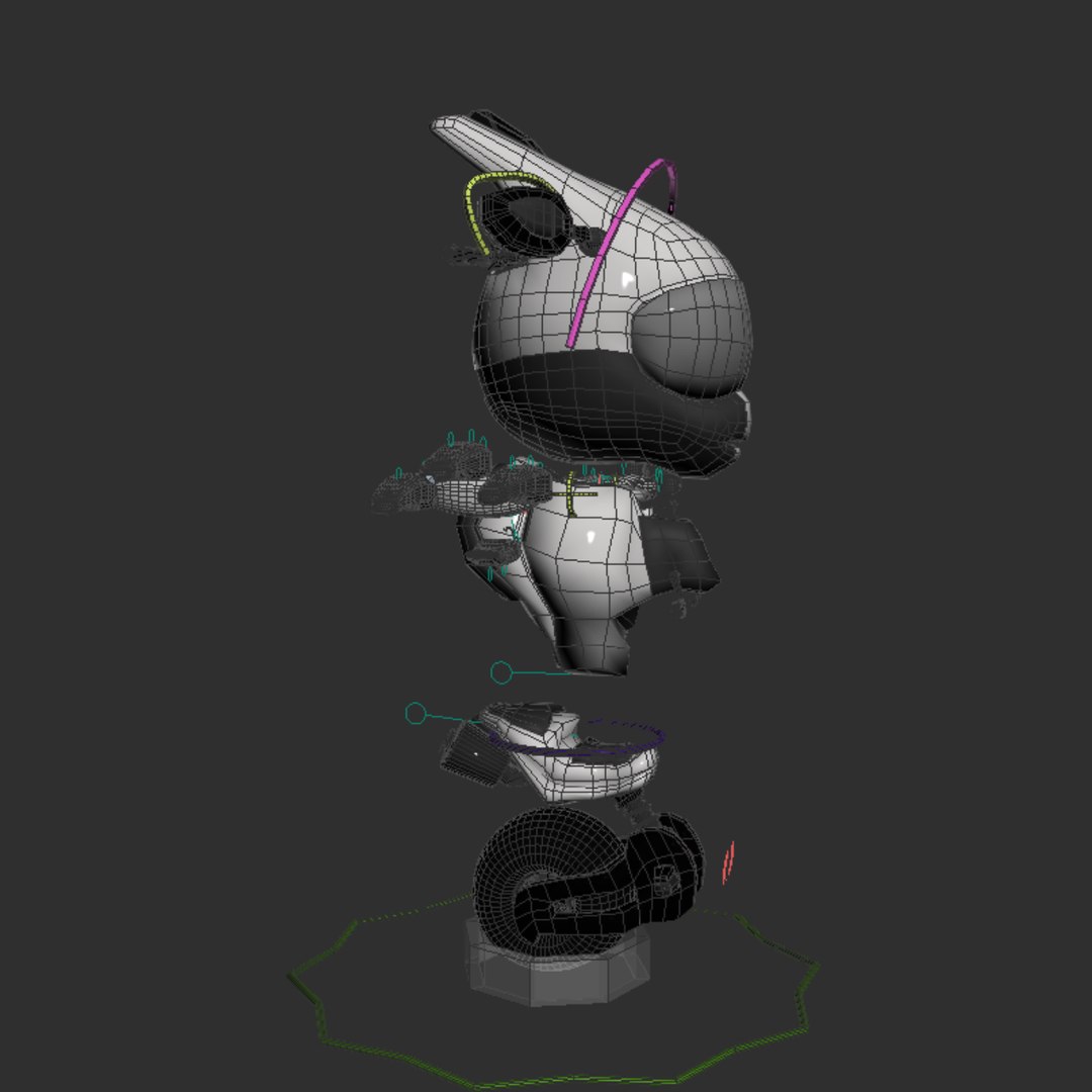 3d rigged model