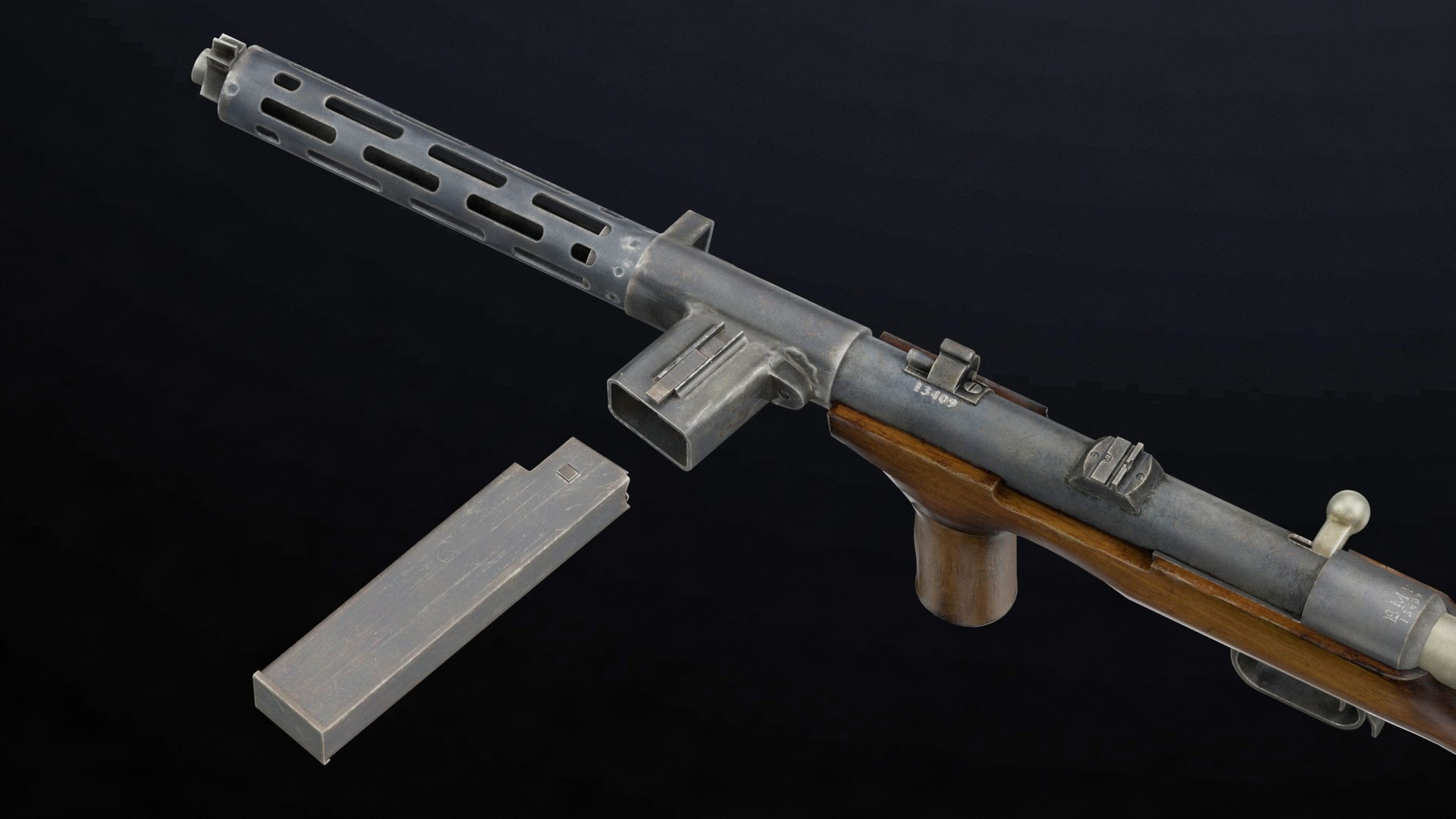 3D Erma EMP-35 Low Poly - TurboSquid 1874956