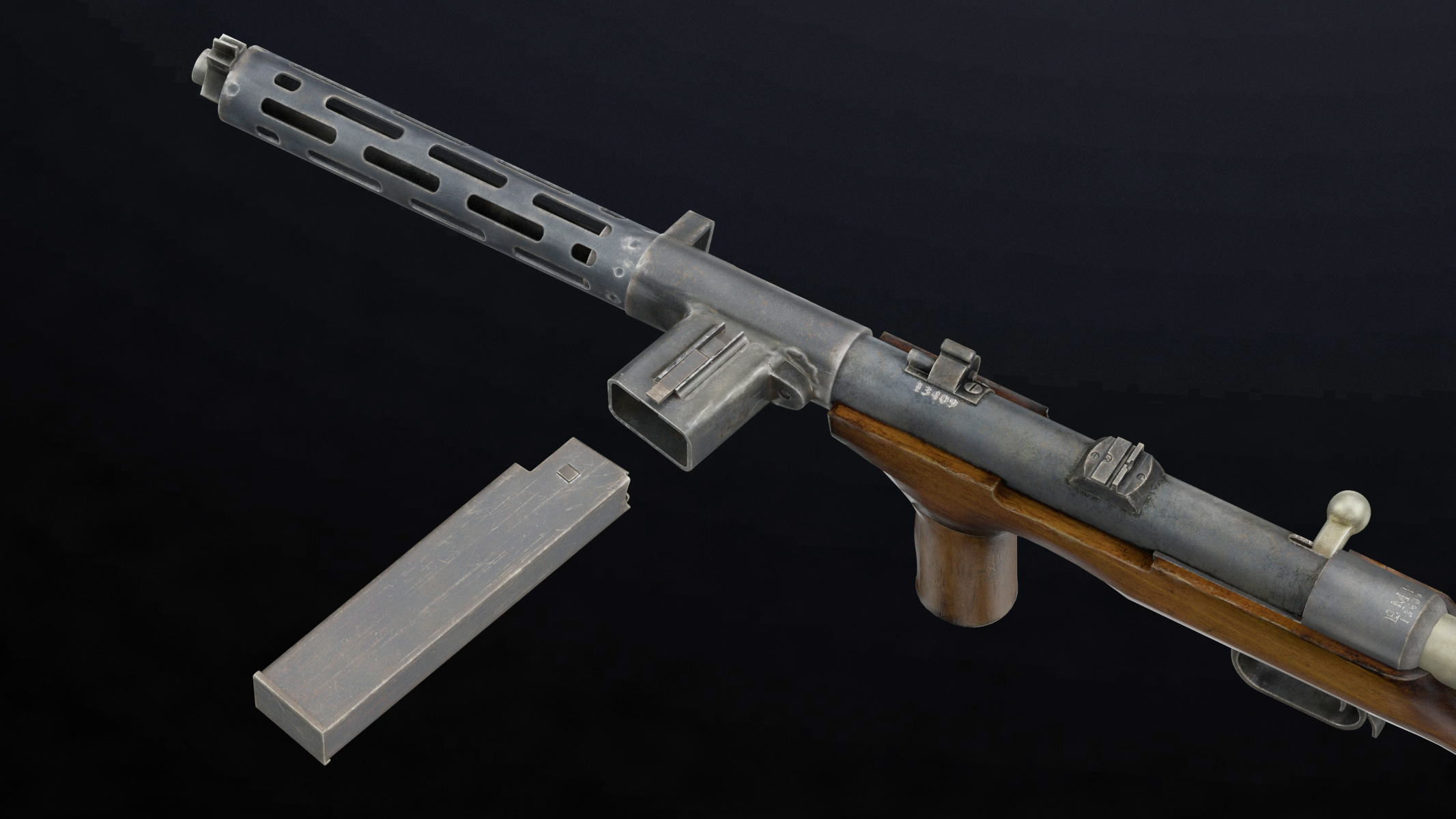 3D Erma EMP-35 Low Poly - TurboSquid 1874956