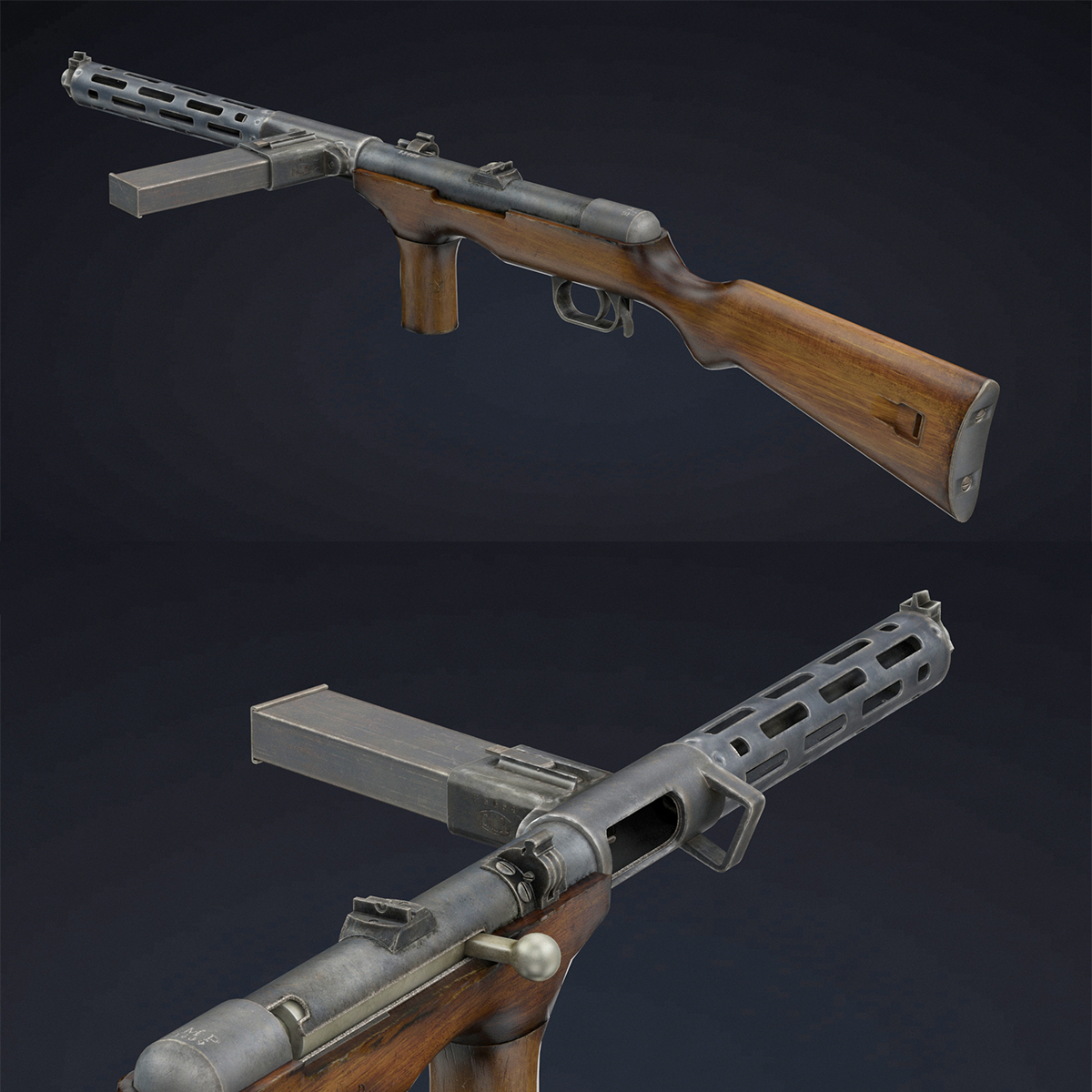 3D Erma EMP-35 Low Poly - TurboSquid 1874956