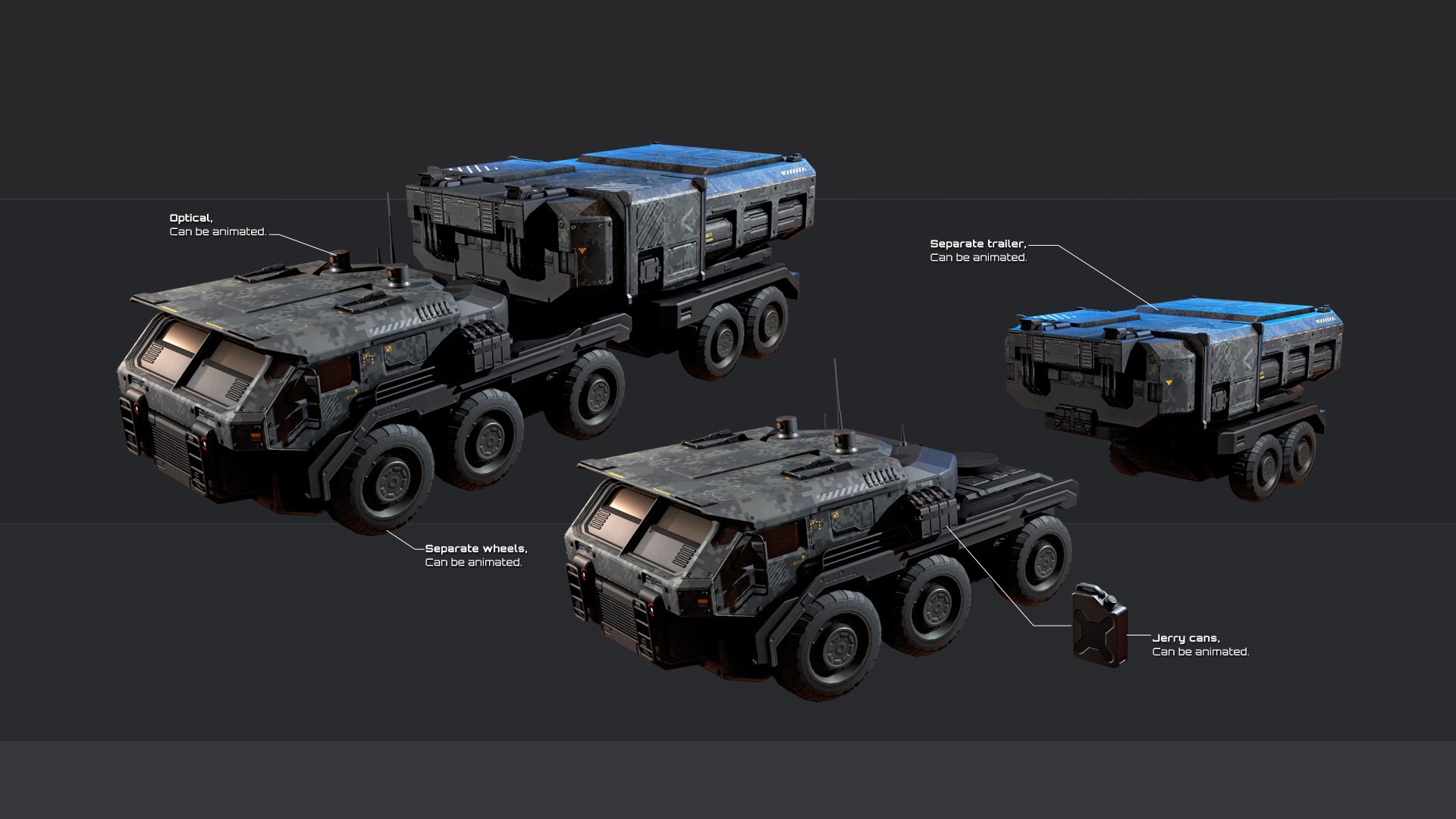 RTS 34 - Truck 3D Model - TurboSquid 2238575