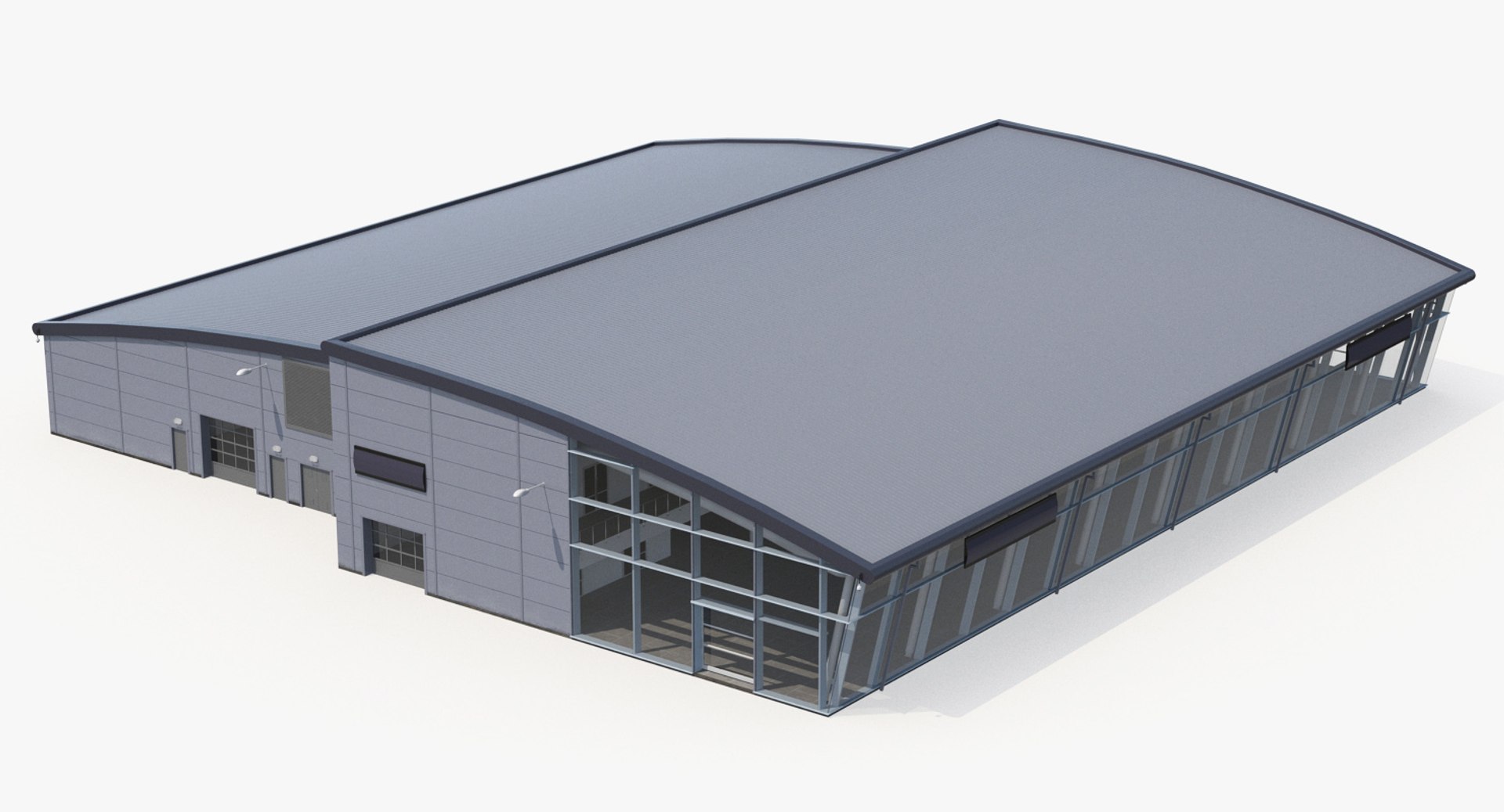 Car Dealership Building 3D - TurboSquid 1301637