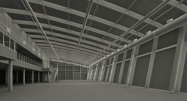 Car dealership building 3D - TurboSquid 1301637