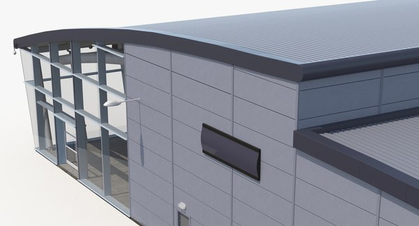 Car dealership building 3D - TurboSquid 1301637
