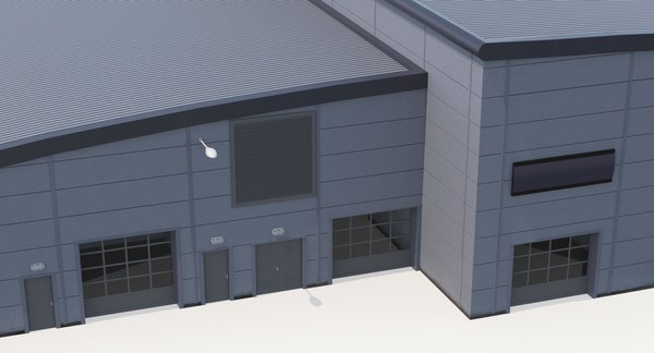 Car dealership building 3D - TurboSquid 1301637