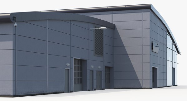 Car dealership building 3D - TurboSquid 1301637