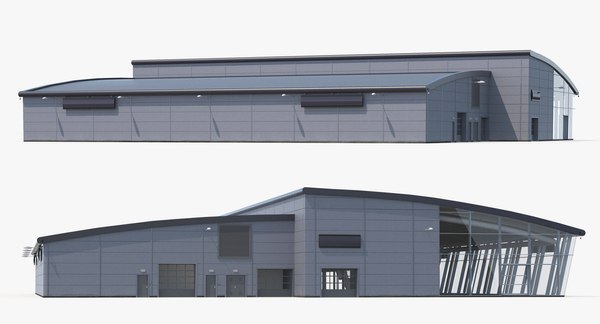 Car dealership building 3D - TurboSquid 1301637