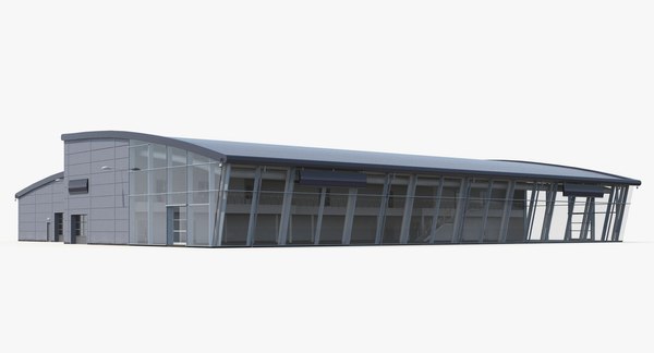 Car dealership building 3D - TurboSquid 1301637