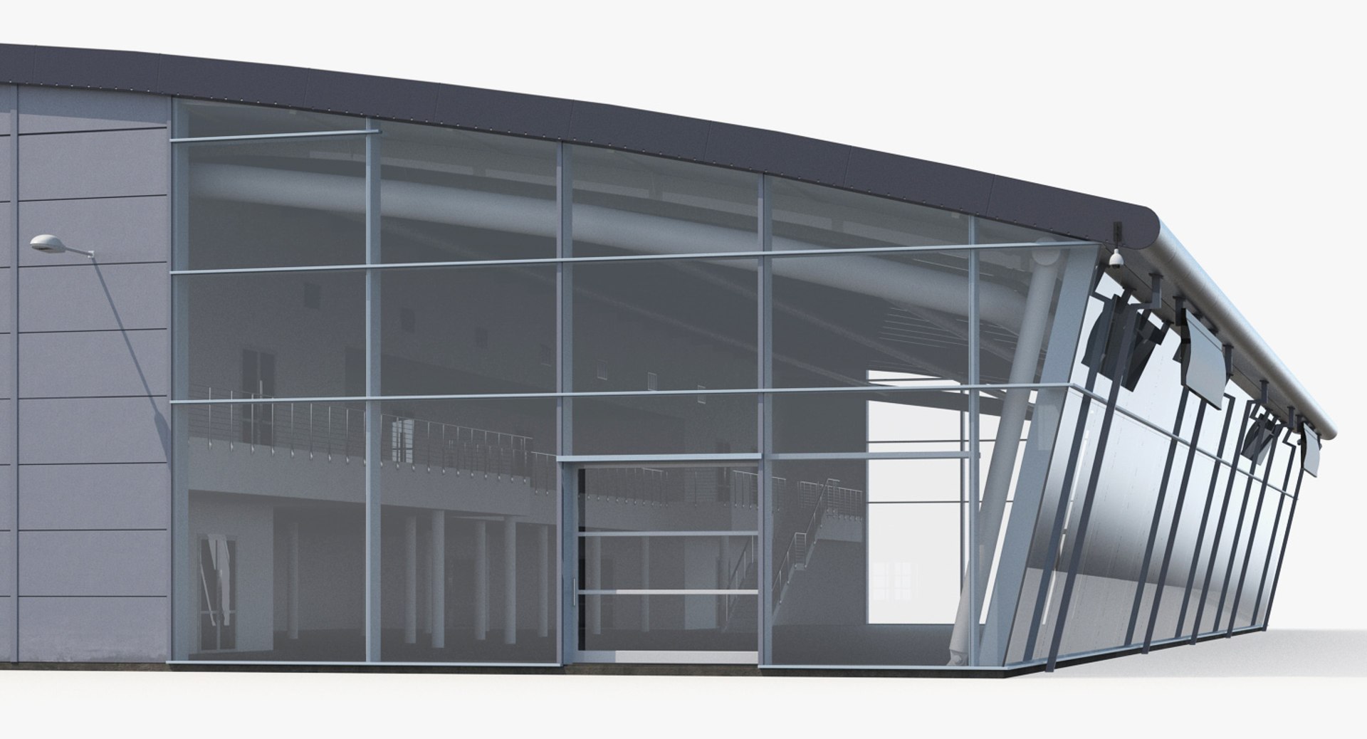 Car dealership building 3D - TurboSquid 1301637