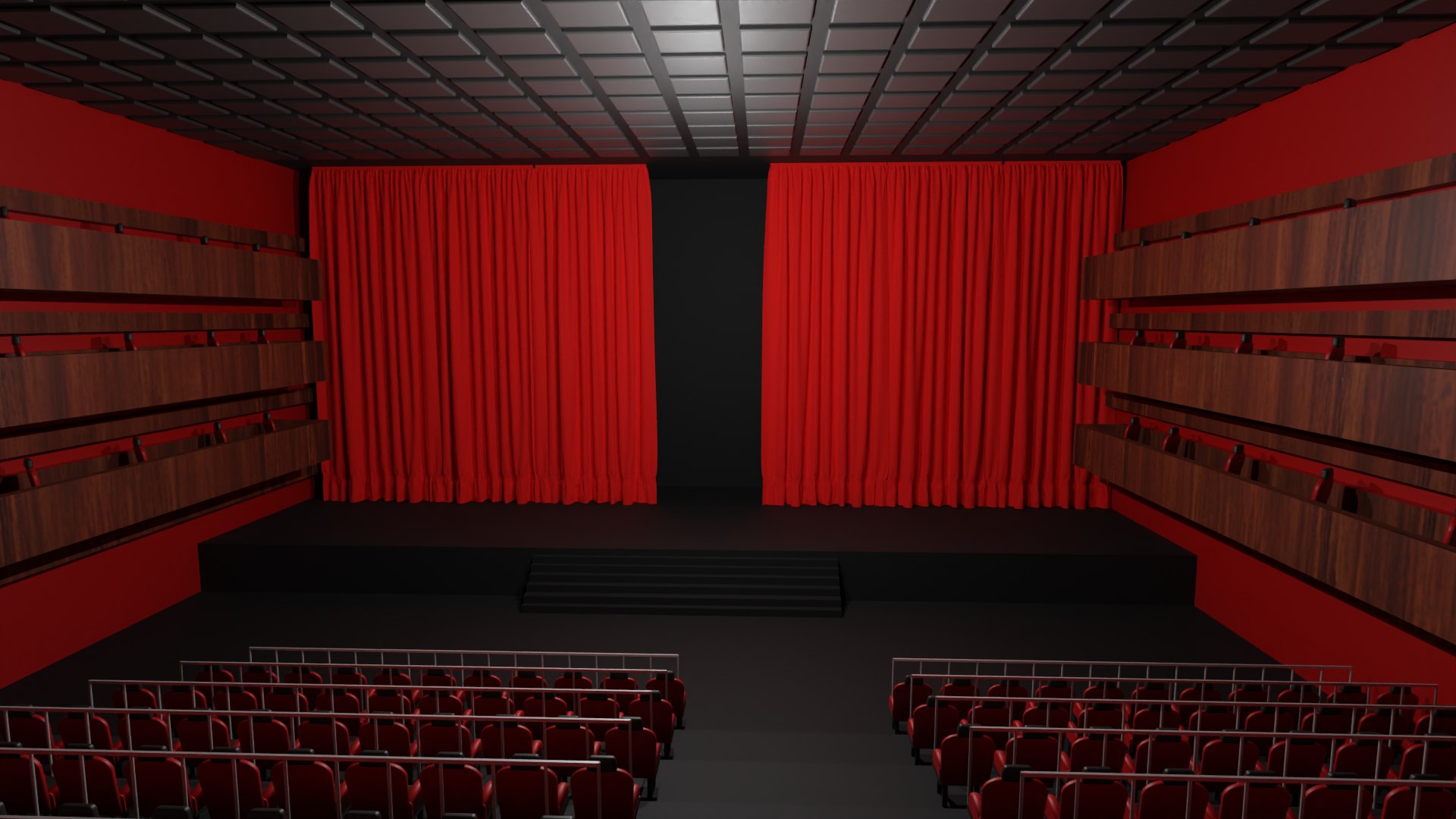 3D Theater Hall Interior - TurboSquid 2159616