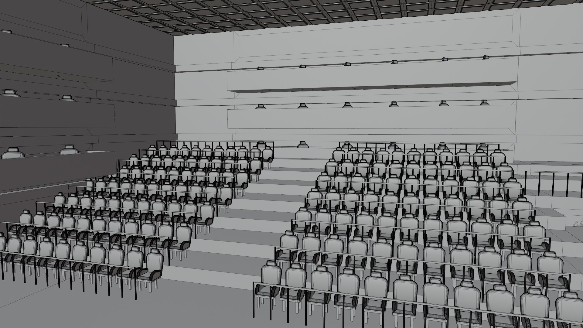 3D Theater Hall Interior - TurboSquid 2159616