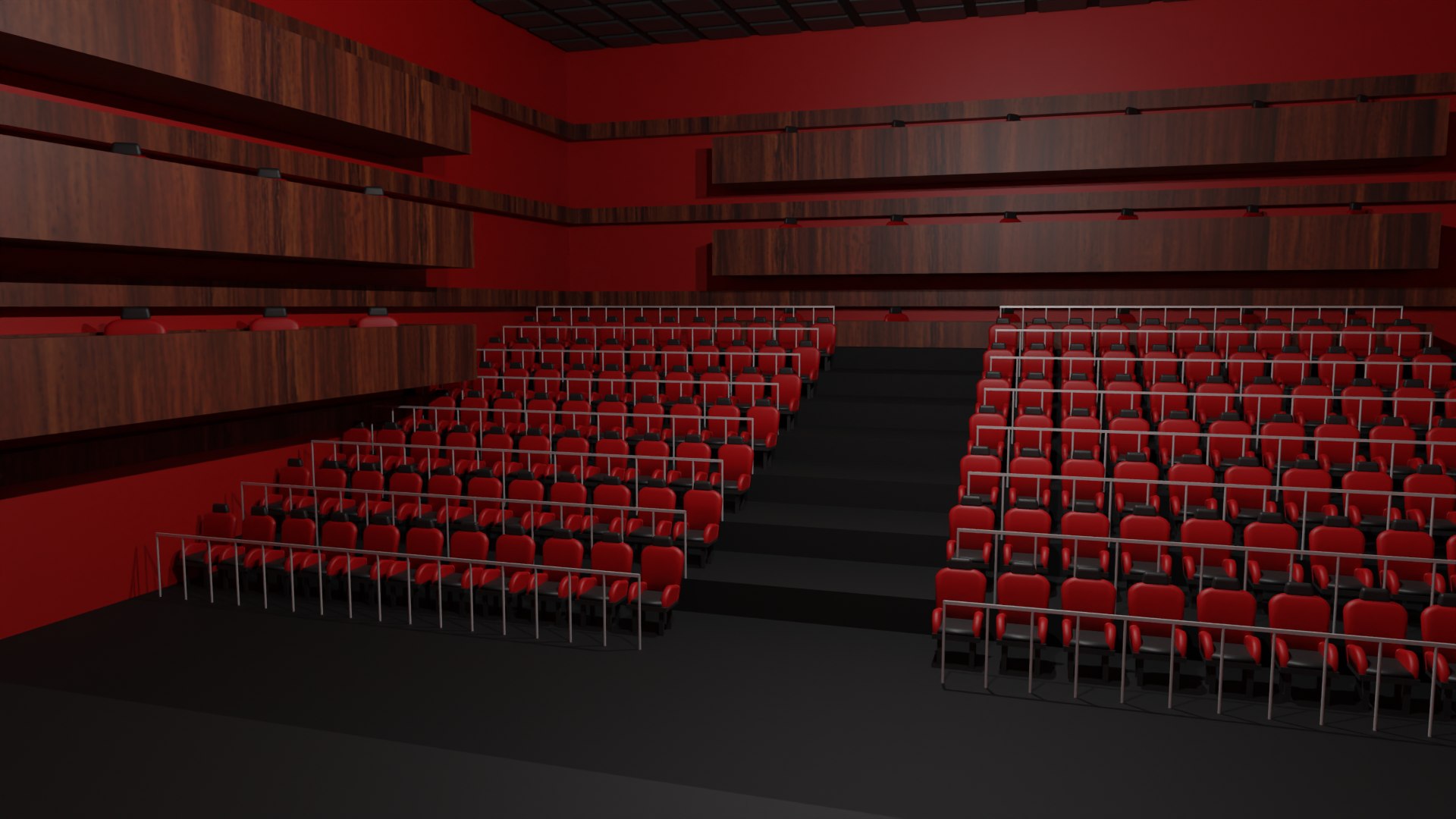3D Theater Hall Interior - TurboSquid 2159616