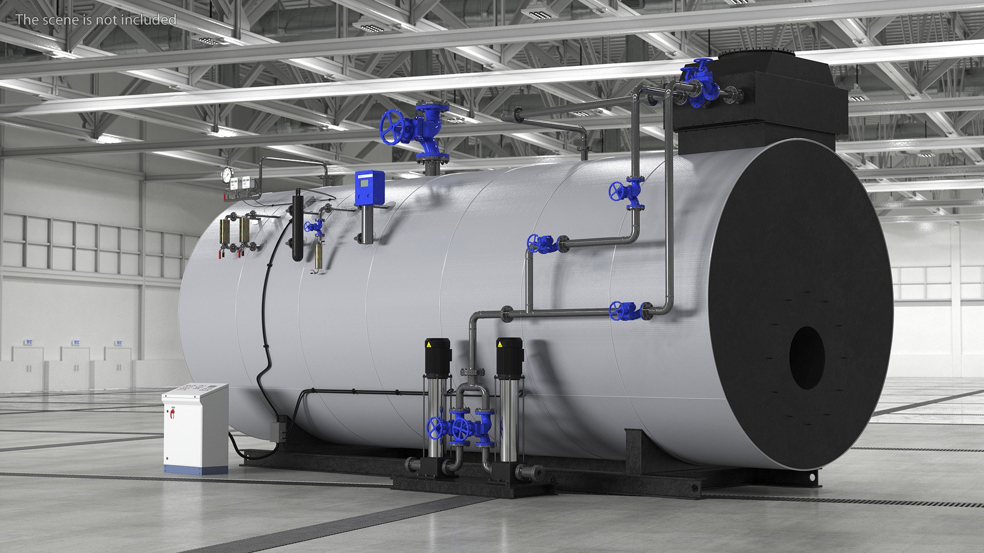 Industrial Horizontal Boiler 3D - TurboSquid 2246971