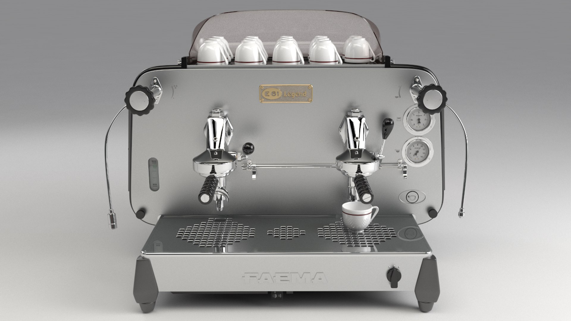3D Italian Coffee Machine Model - TurboSquid 1277695