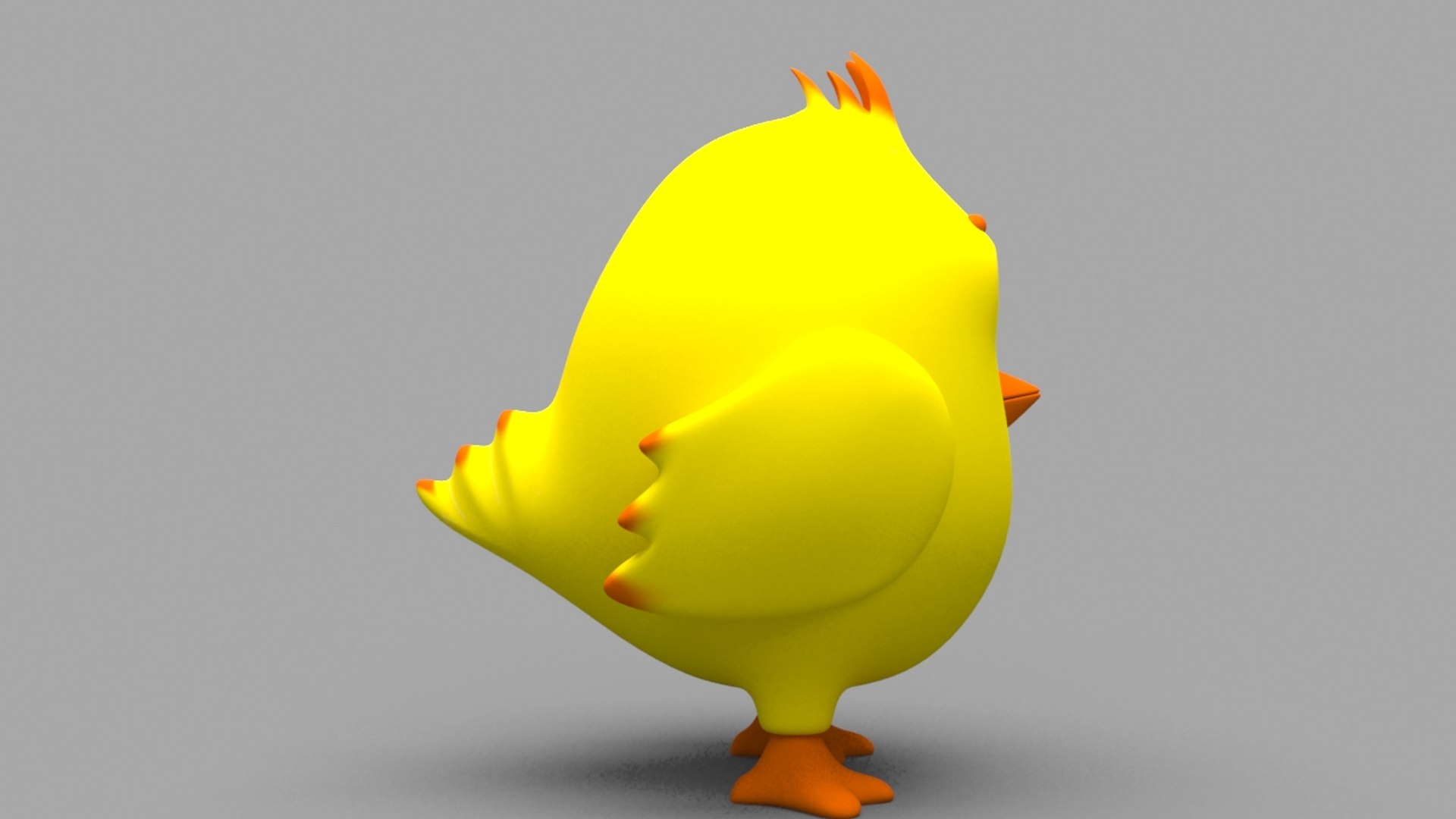 Chicken Cartoon 3D Model - TurboSquid 1500644