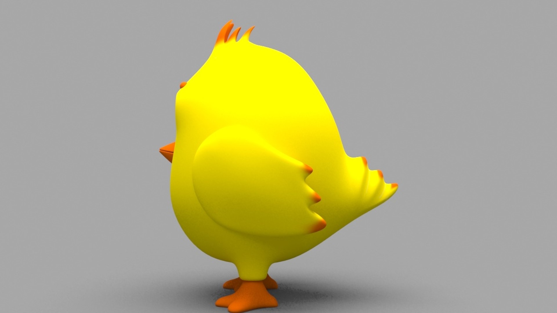 Chicken Cartoon 3D Model - TurboSquid 1500644
