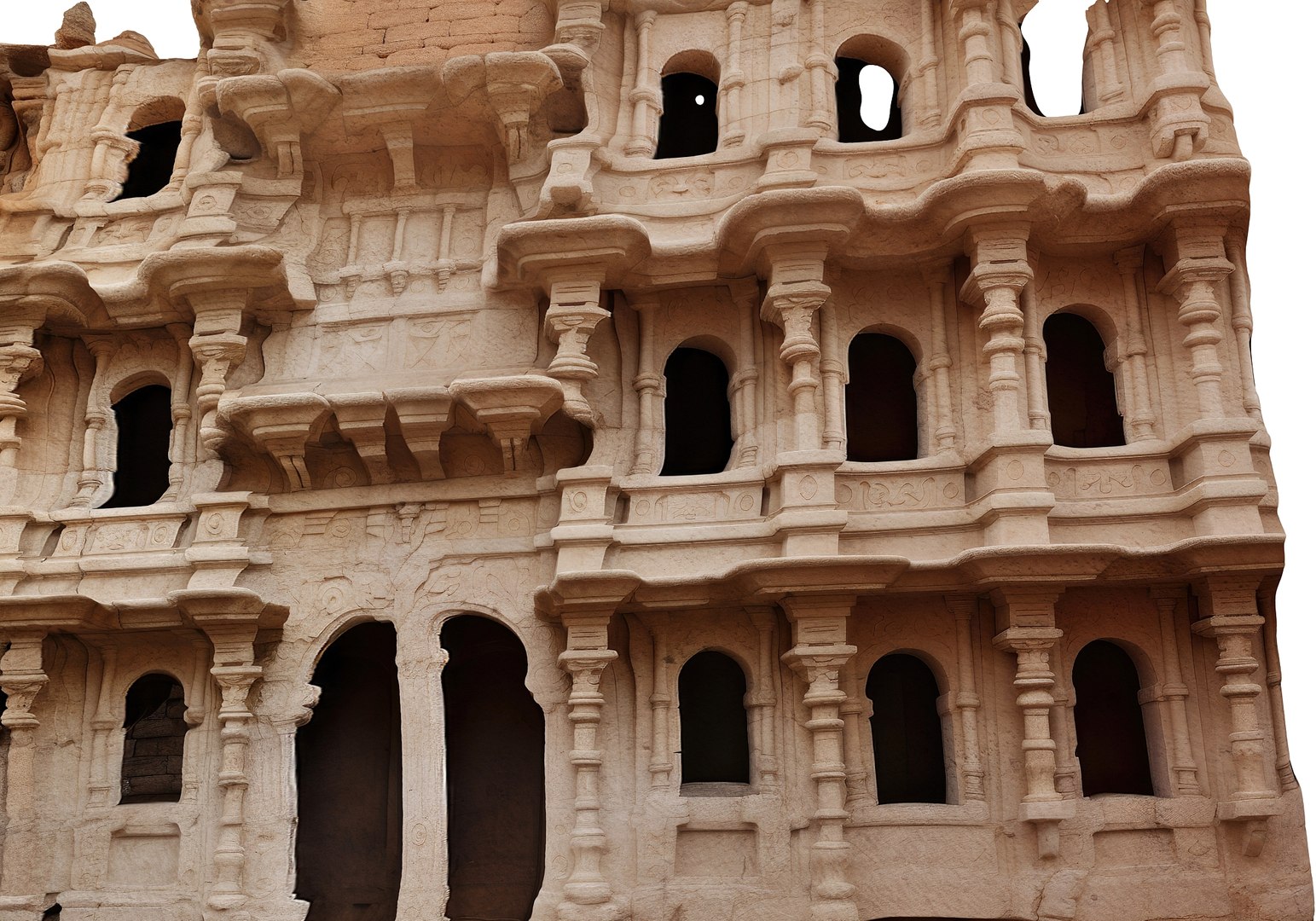 3D Ancient Walls Architecture Pack 4 Model - TurboSquid 2132031