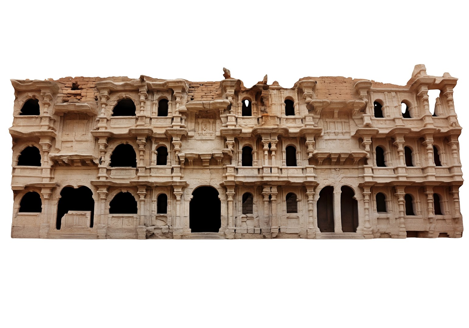 3D Ancient Walls Architecture Pack 4 Model - TurboSquid 2132031