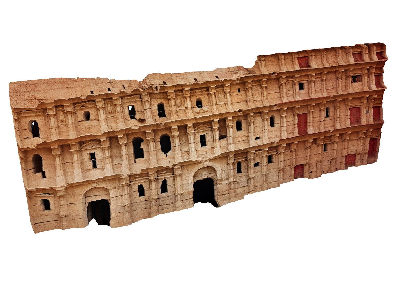 3D Ancient Walls Architecture Pack 4 Model - TurboSquid 2132031
