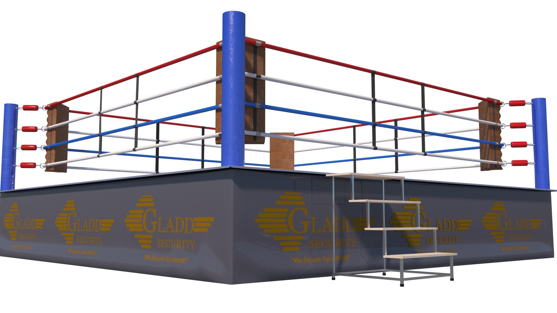 Boxing ring 3D - TurboSquid 1579939