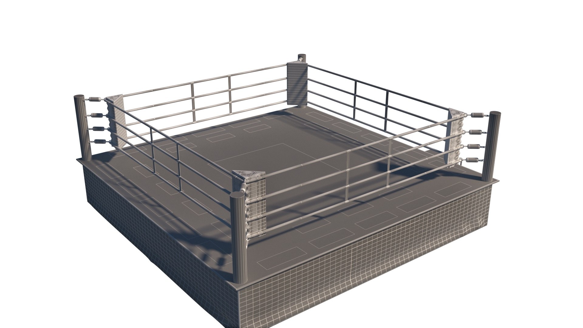 Boxing ring 3D - TurboSquid 1579939
