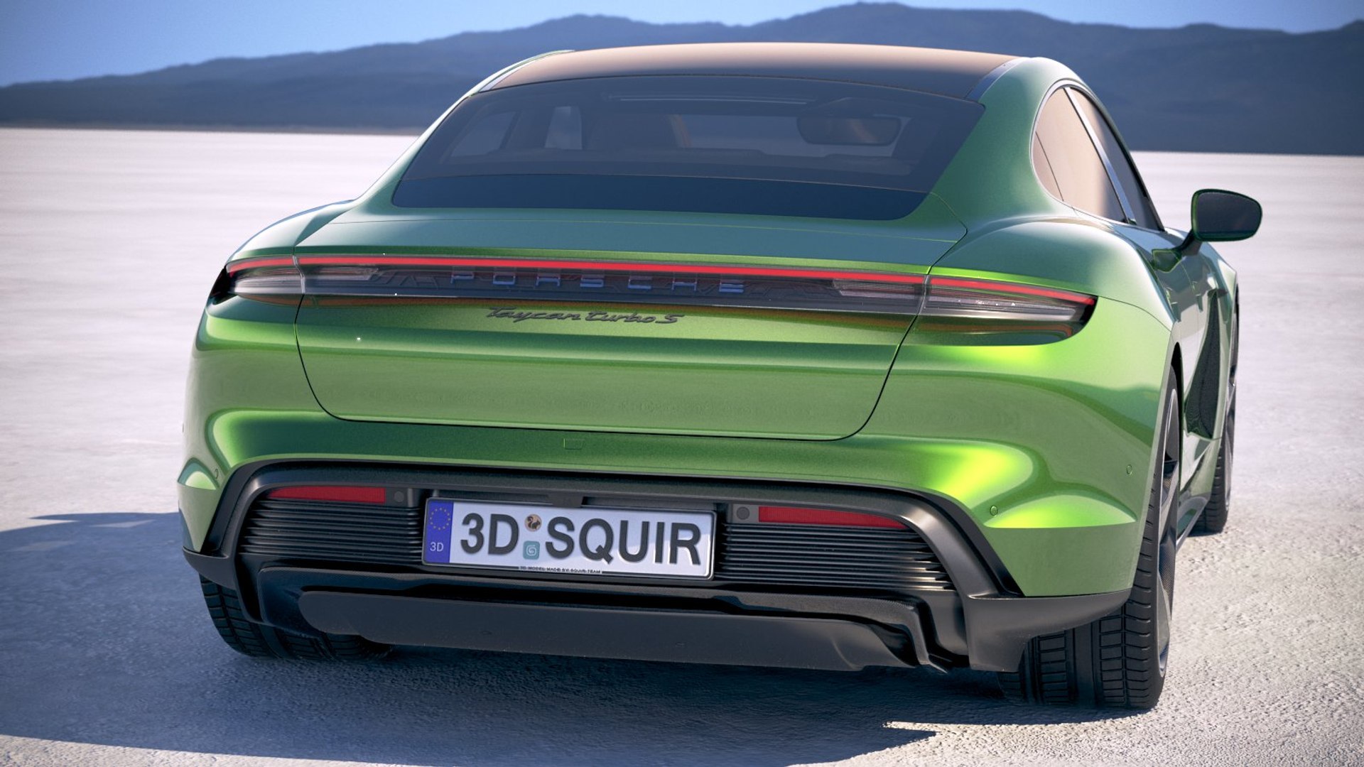 Porsche taycan 2020 3D model - TurboSquid 1477057