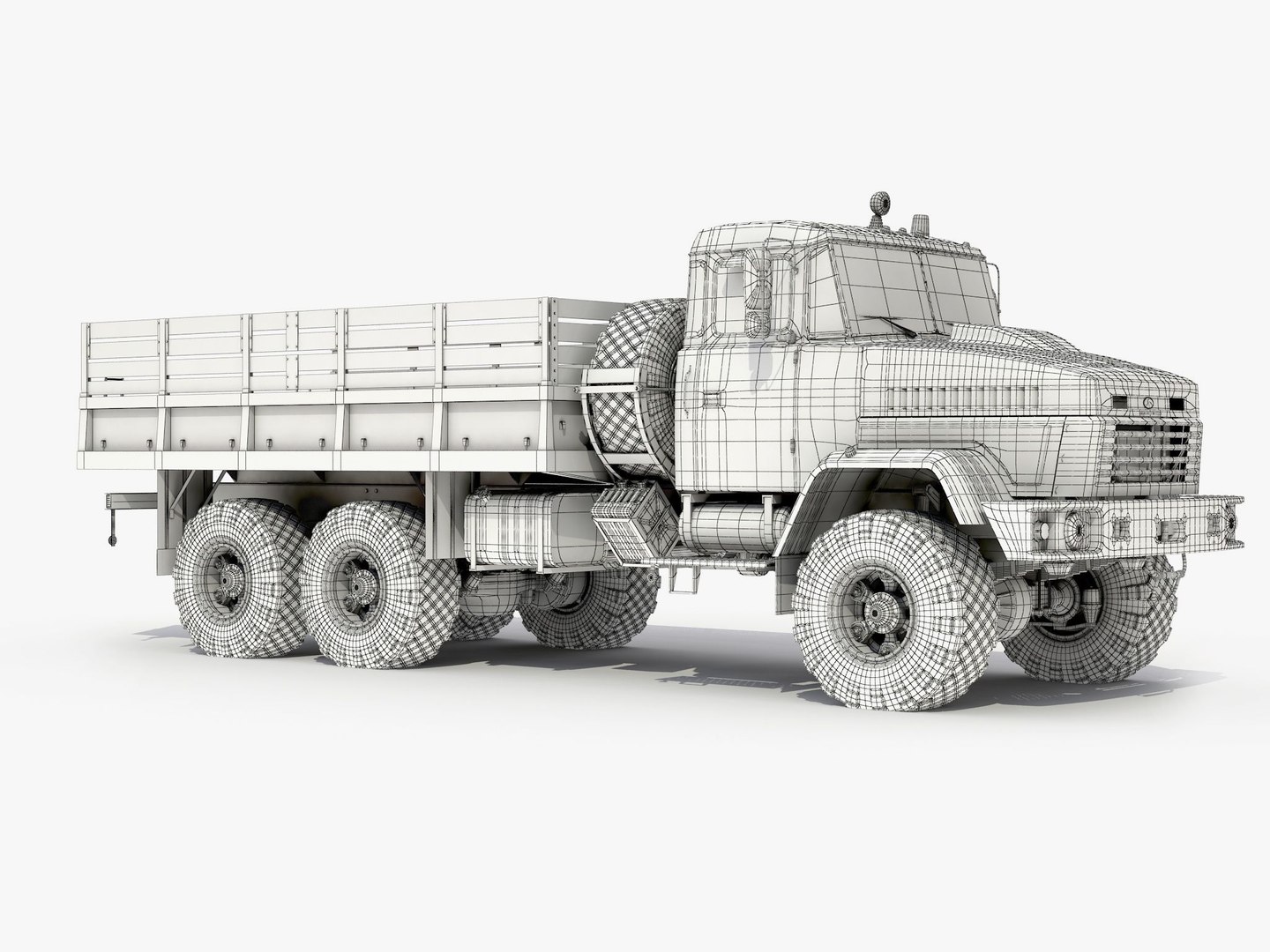 3d Truck 6x6