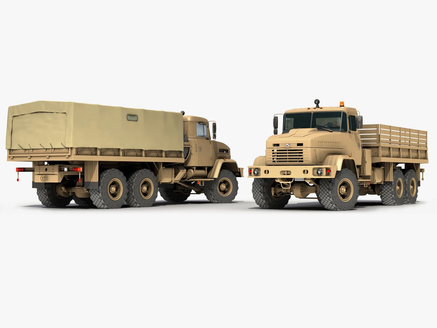 3d Truck 6x6