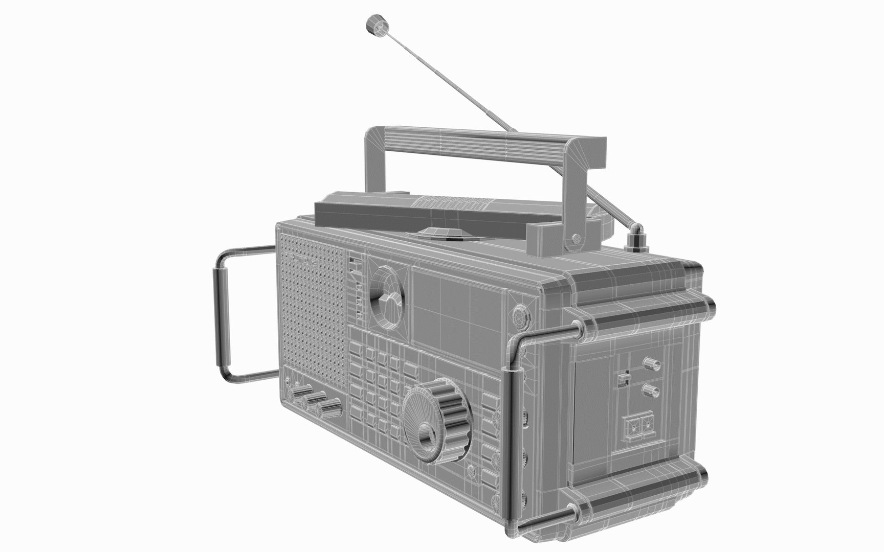 Grundig S-750 Radio Receiver Model - TurboSquid 2089856