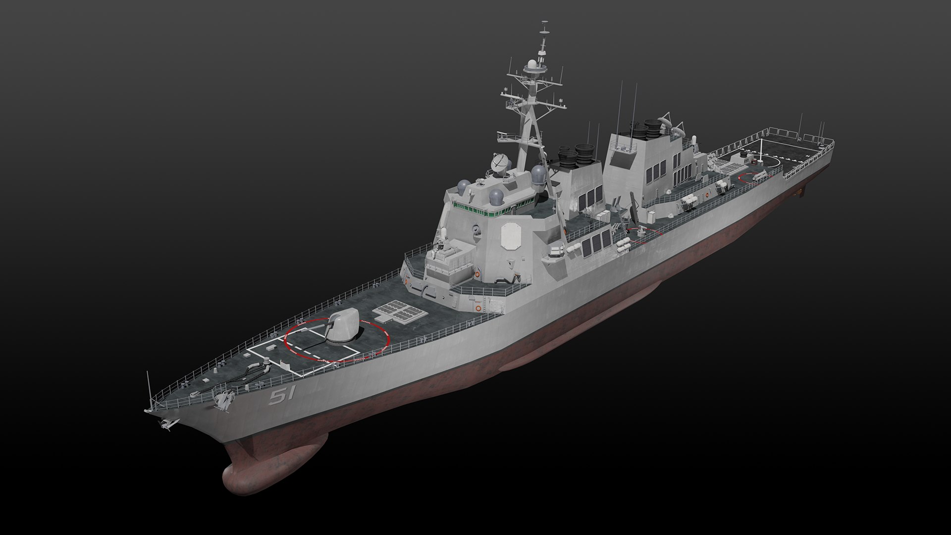 Arleigh Burke Class Destroyer Variations 3D - TurboSquid 2218307