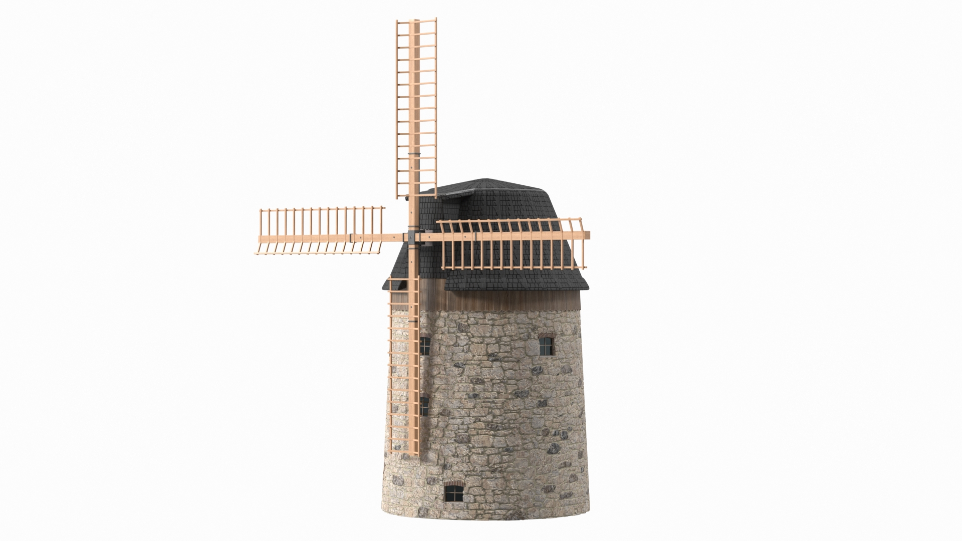 Windmill 3D Model - TurboSquid 2046413