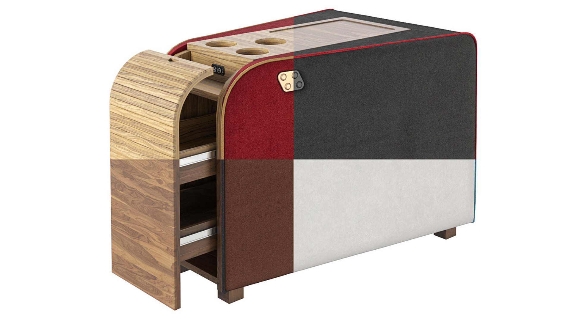 3D Moovia Dallas Sections - Home Theater Seating Model - TurboSquid 2037024