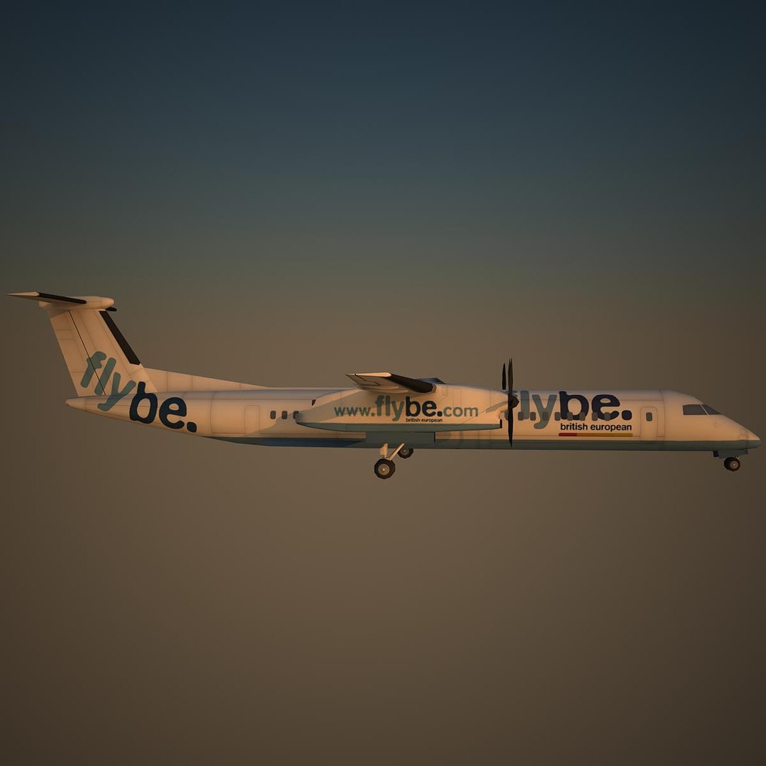 3d Model Bombardier Dash 8 Q400
