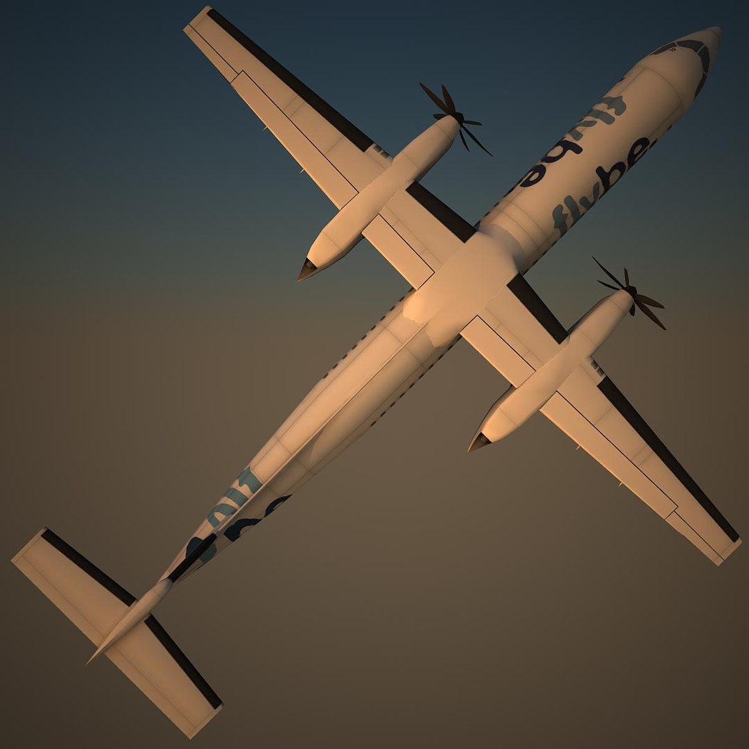 3d Model Bombardier Dash 8 Q400