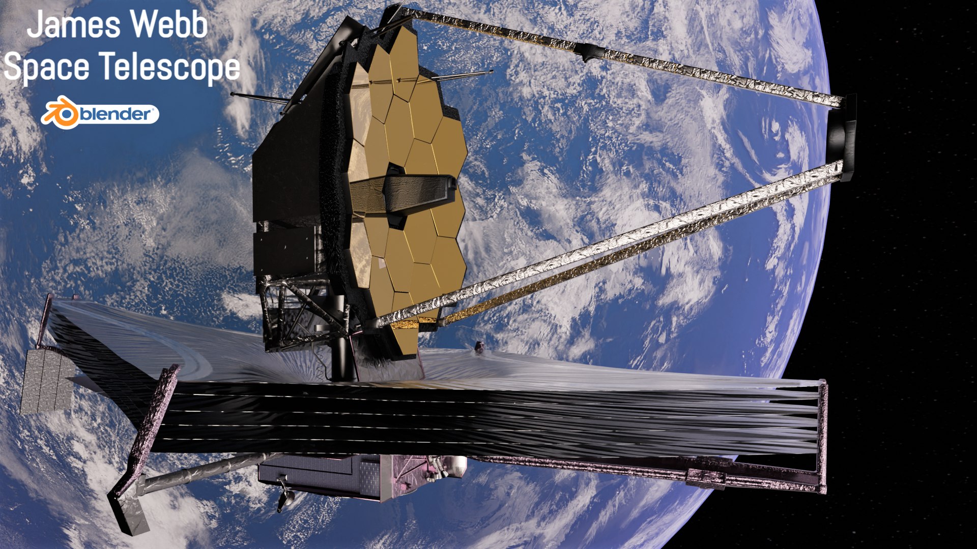 3D James Webb Space Telescope - TurboSquid 1843022