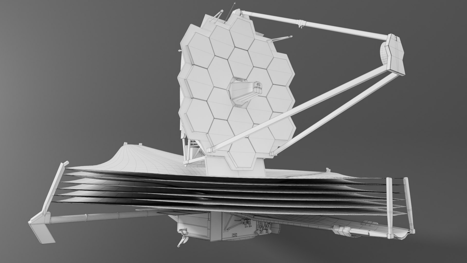3D James Webb Space Telescope - TurboSquid 1843022