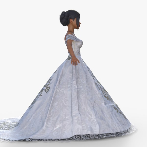 modelo 3d Cartoon Bride Rigged - TurboSquid 1980526