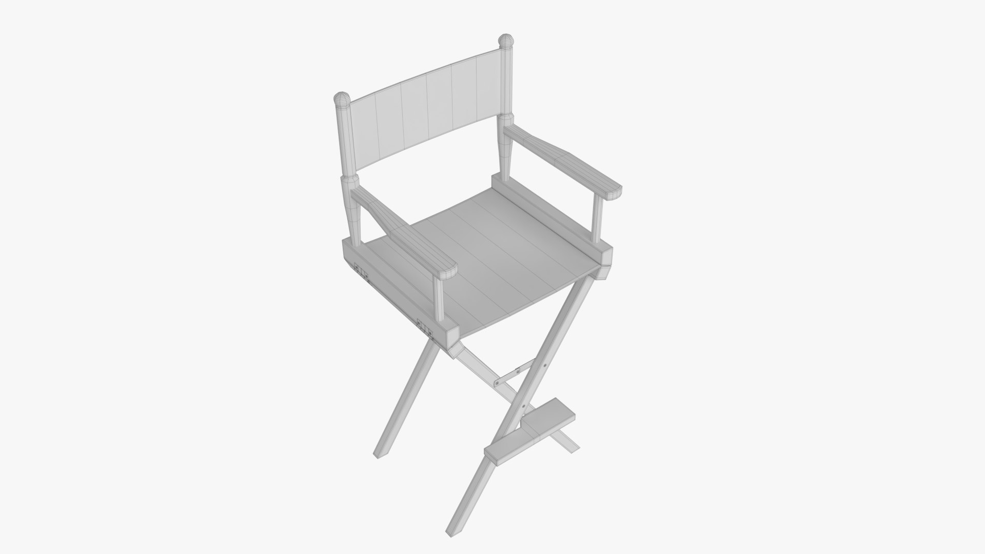 Movie Director Chair Model - TurboSquid 1815173