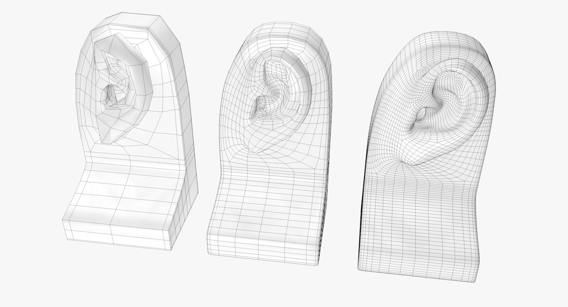 3D Modeled Ear - TurboSquid 1285209