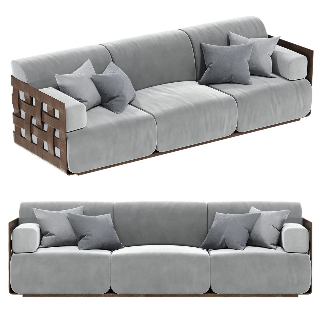 Sofa Rugiano Braid Model - TurboSquid 1894149