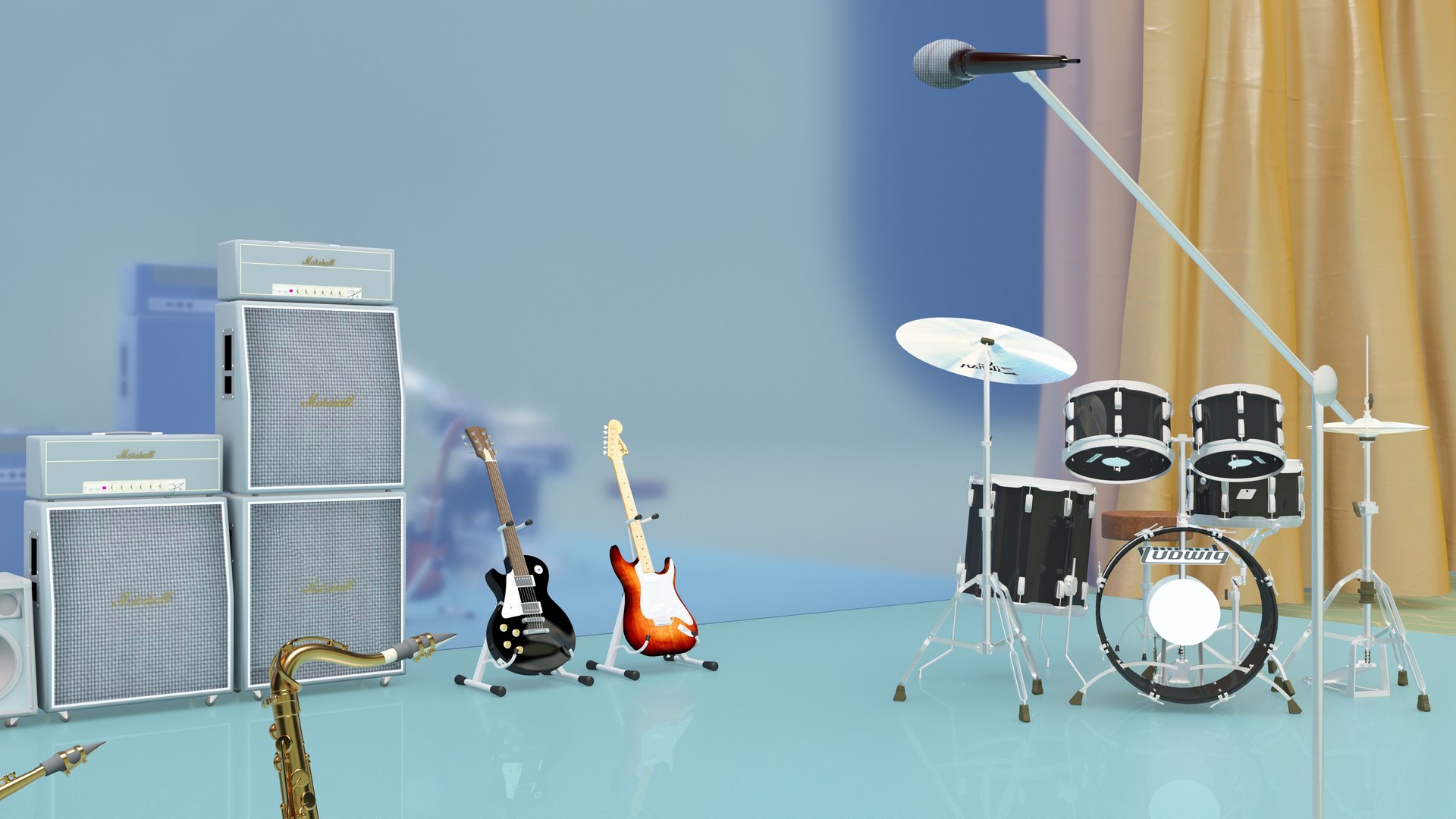 3D Band Version 2 - TurboSquid 1802191