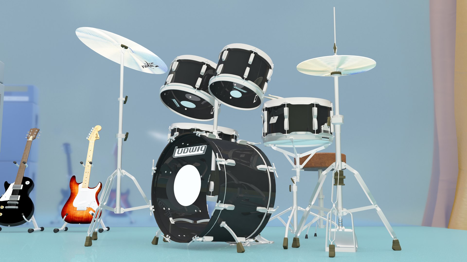 3D Band Version 2 - TurboSquid 1802191