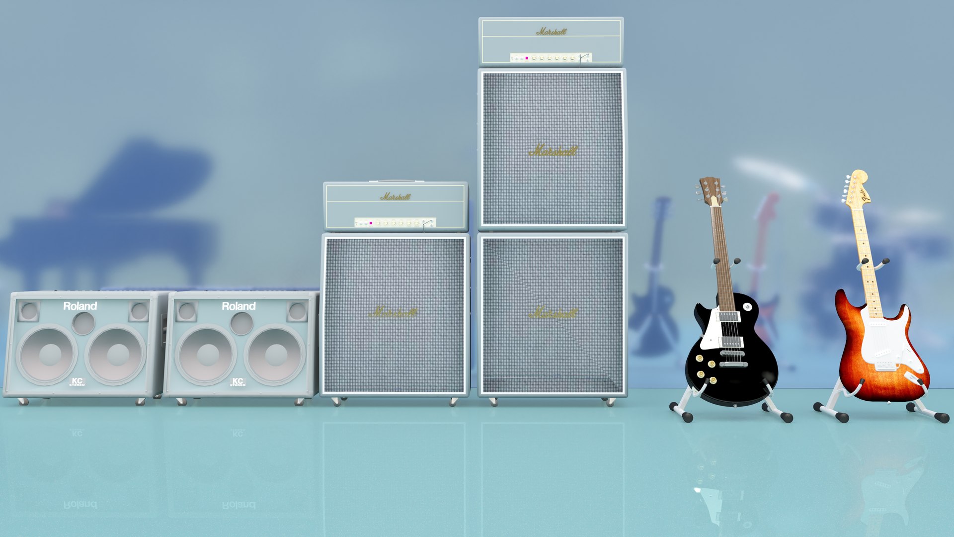 3D Band Version 2 - TurboSquid 1802191