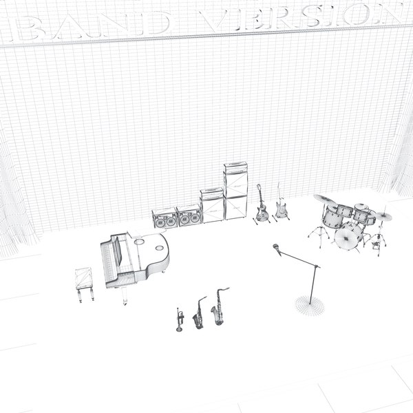 3D Band Version 2 - TurboSquid 1802191