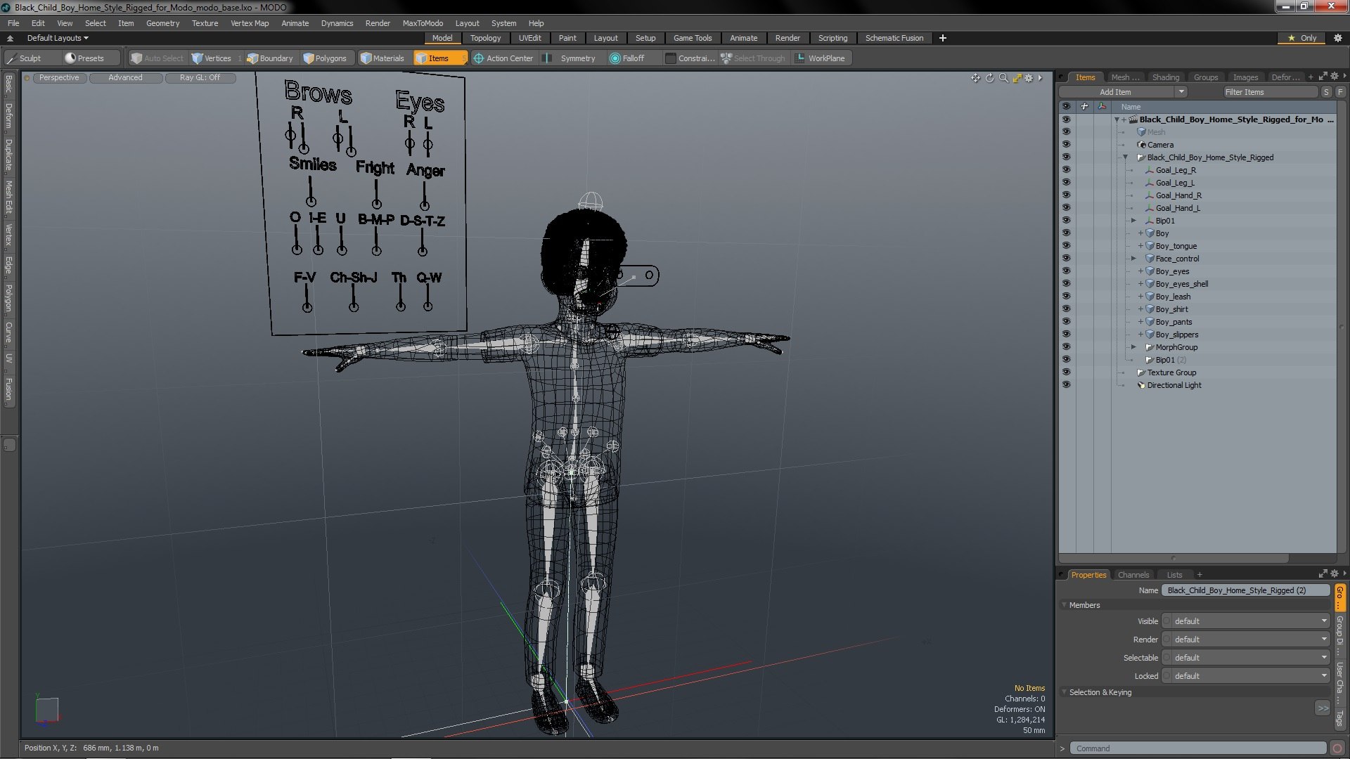 Black Child Boy Home Style Rigged for Modo 3D model - TurboSquid 1971272
