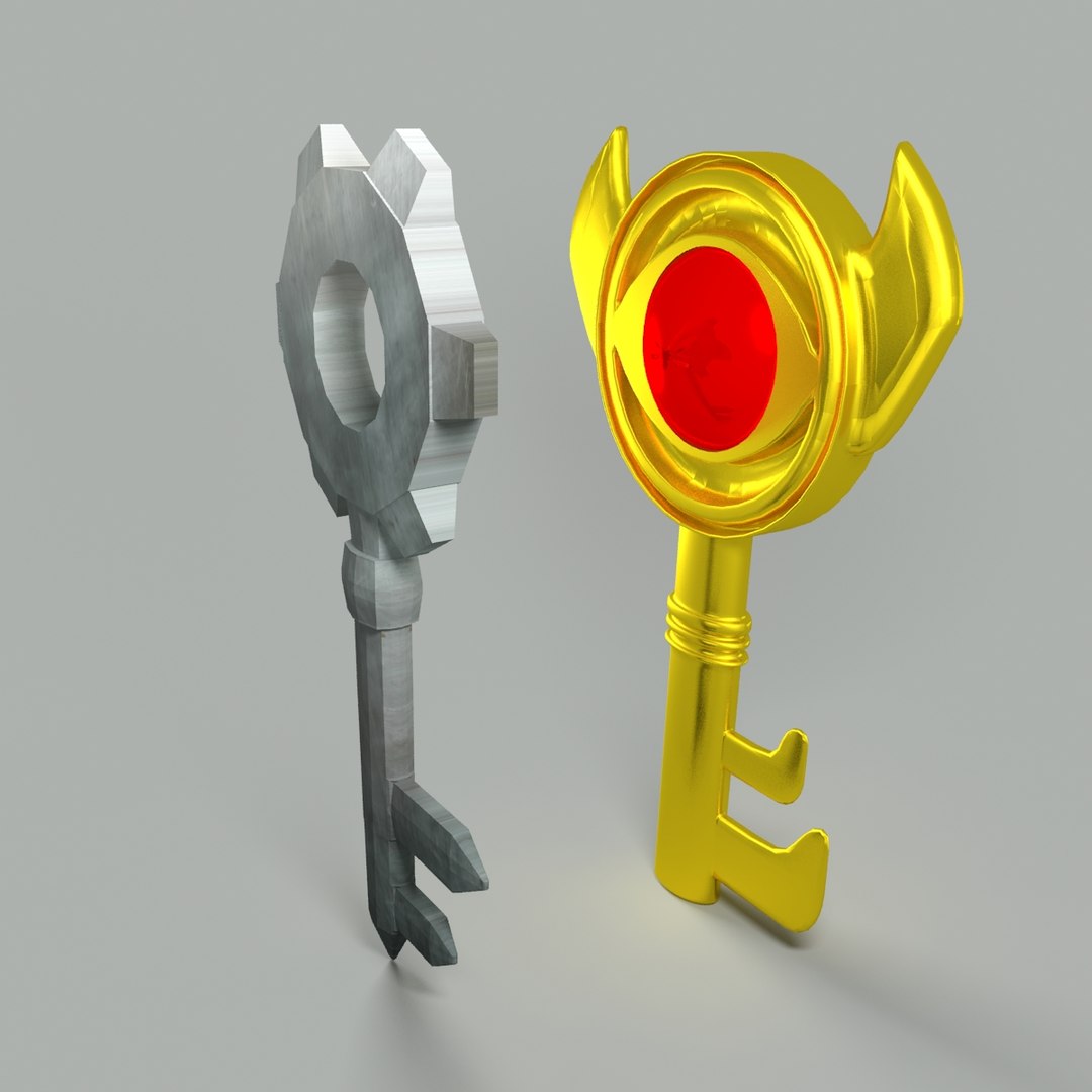 3d model keys zelda video