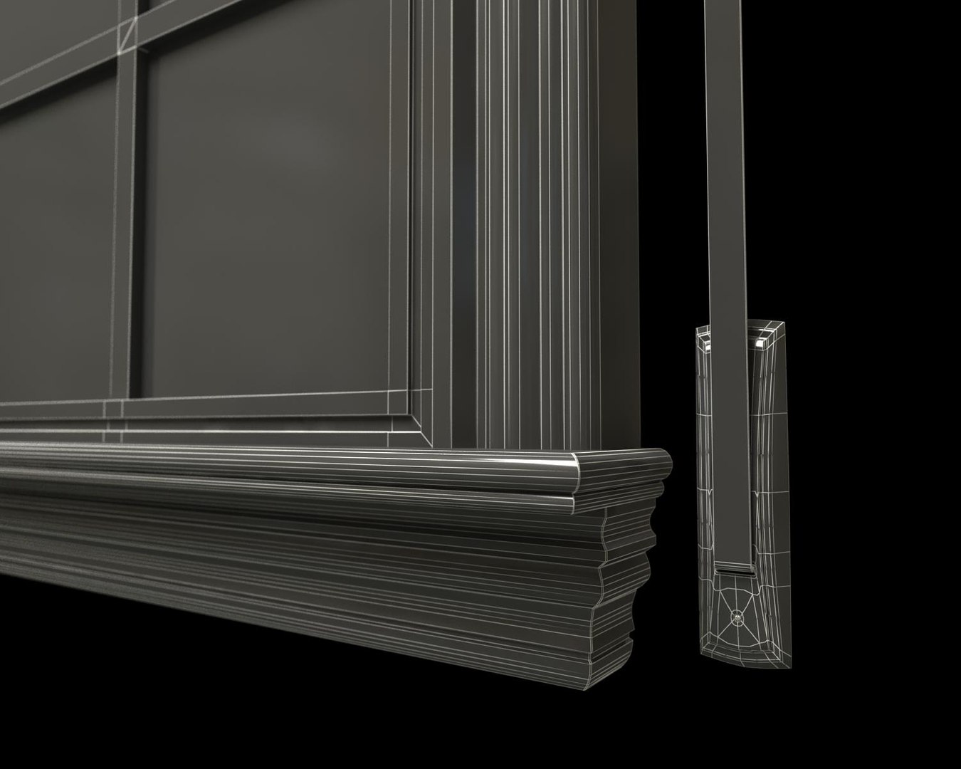 3d Window Elements Model