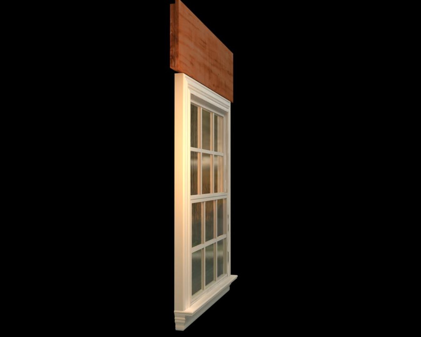 3d window elements model
