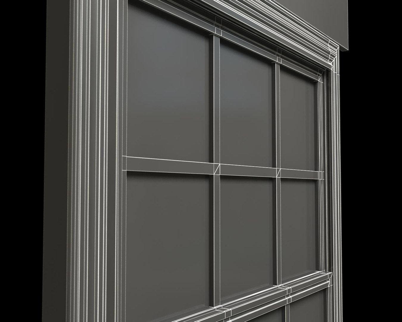3d Window Elements Model
