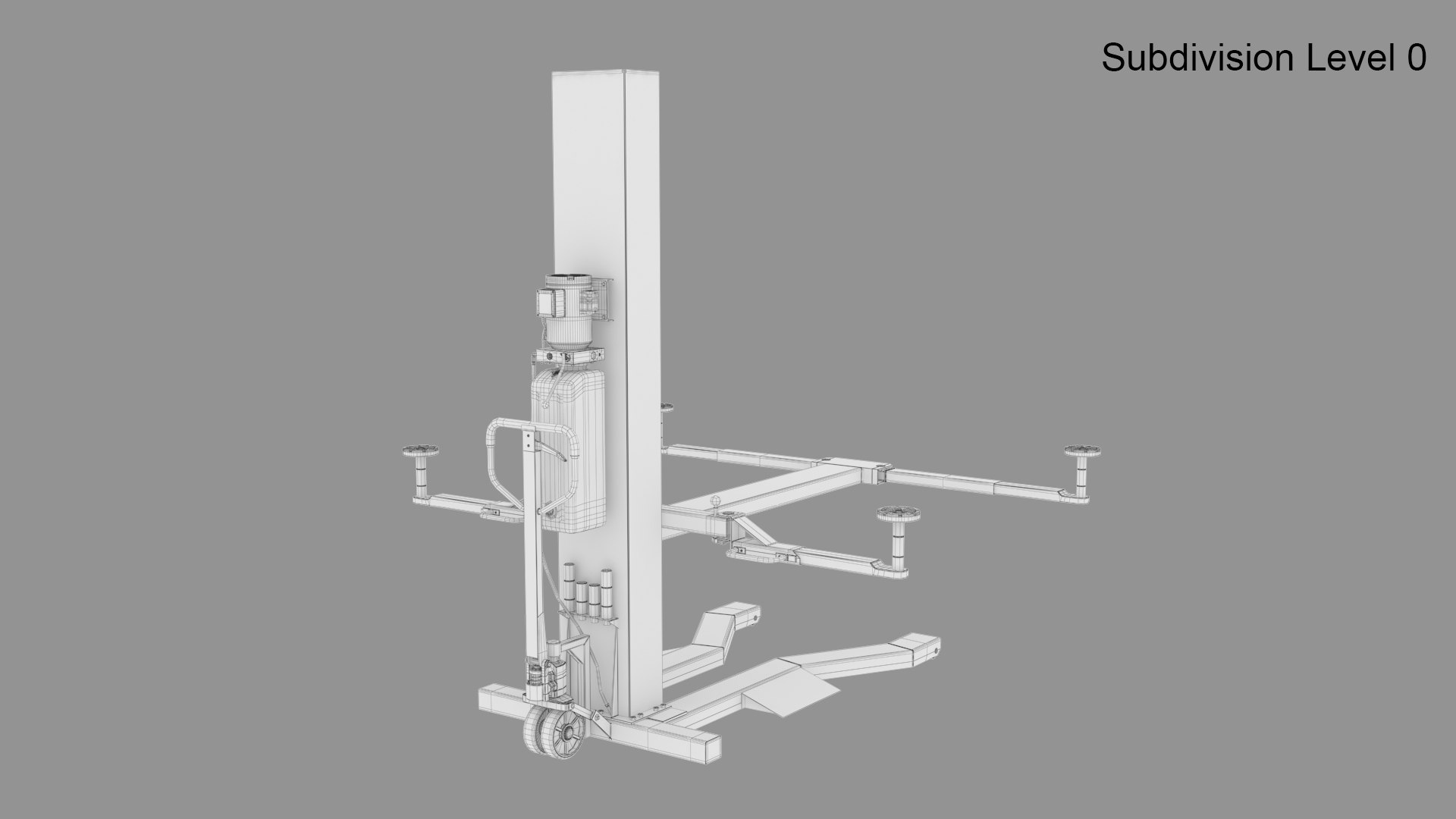 3D Car Lift Model - TurboSquid 1844686